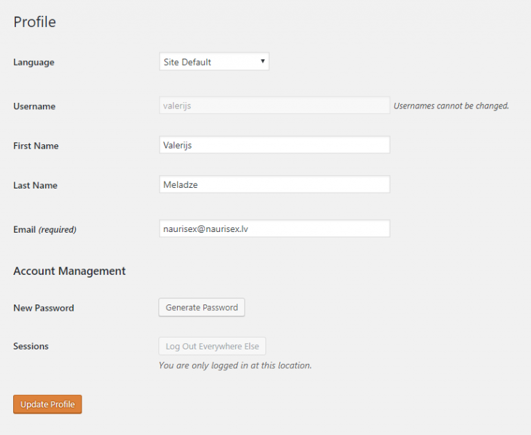 How to remove WordPress admin Profile page fields (Including Personal ...